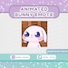 Animated Bunny Emote-leave Emote - Etsy