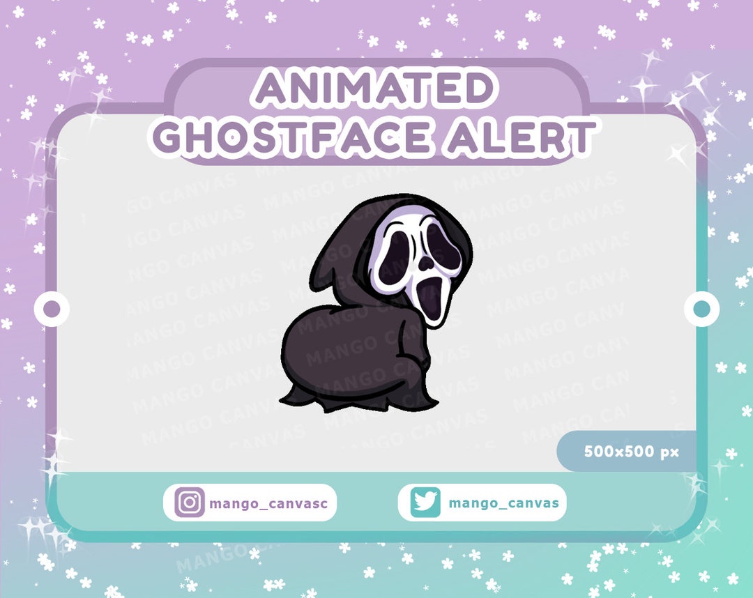Animated Ghostface Alert-twerk Alert - Etsy