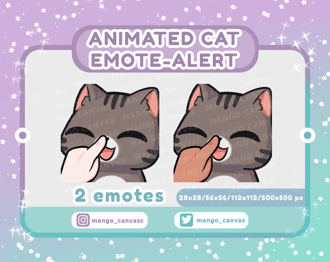 Animated Tabby Cat Emote Alert /boop Emote-alert - Etsy Animated Tabby Cat Emote Alert /boop Emote-alert - Etsy