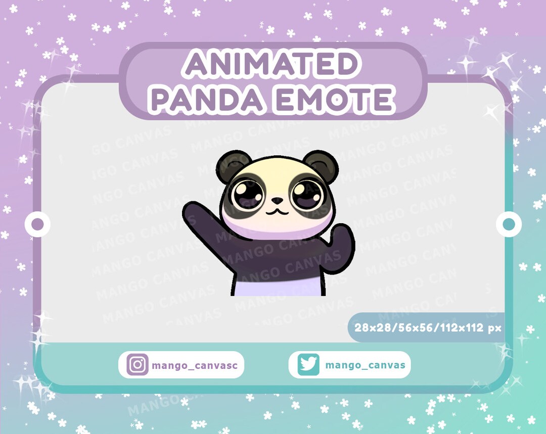 Animated Panda Emote-dance Emote - Etsy