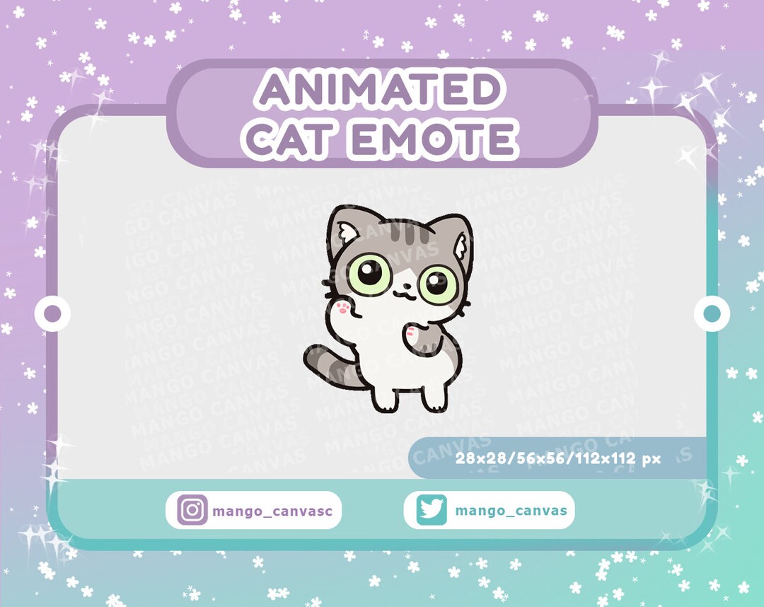 Animated Tabby Cat Emote-dance Emote - Etsy Animated Tabby Cat Emote-dance Emote - Etsy