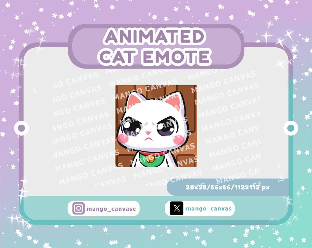 Animated Lucky Cat Emote-leave Emote - Etsy