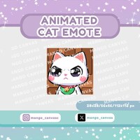 Animated Cute Cat Dancing Emote for Twitch, Youtube, Discord - Etsy