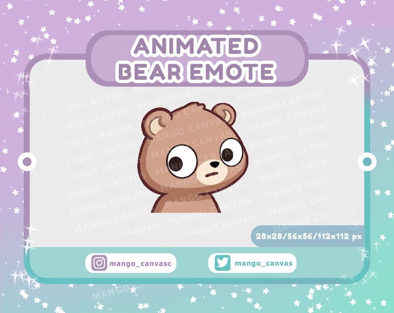 Animated Bear Emote-shock Emote - Etsy