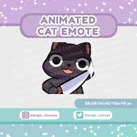 Huh? Animated Emote – Shocked White Cat With Confused Expression for ...