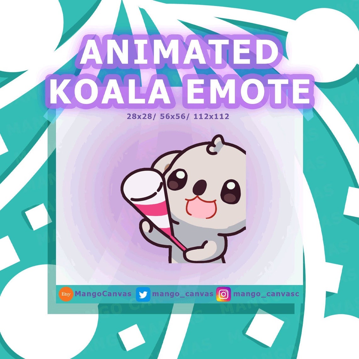 Animated Koala Emote-congratulations Emote - Etsy