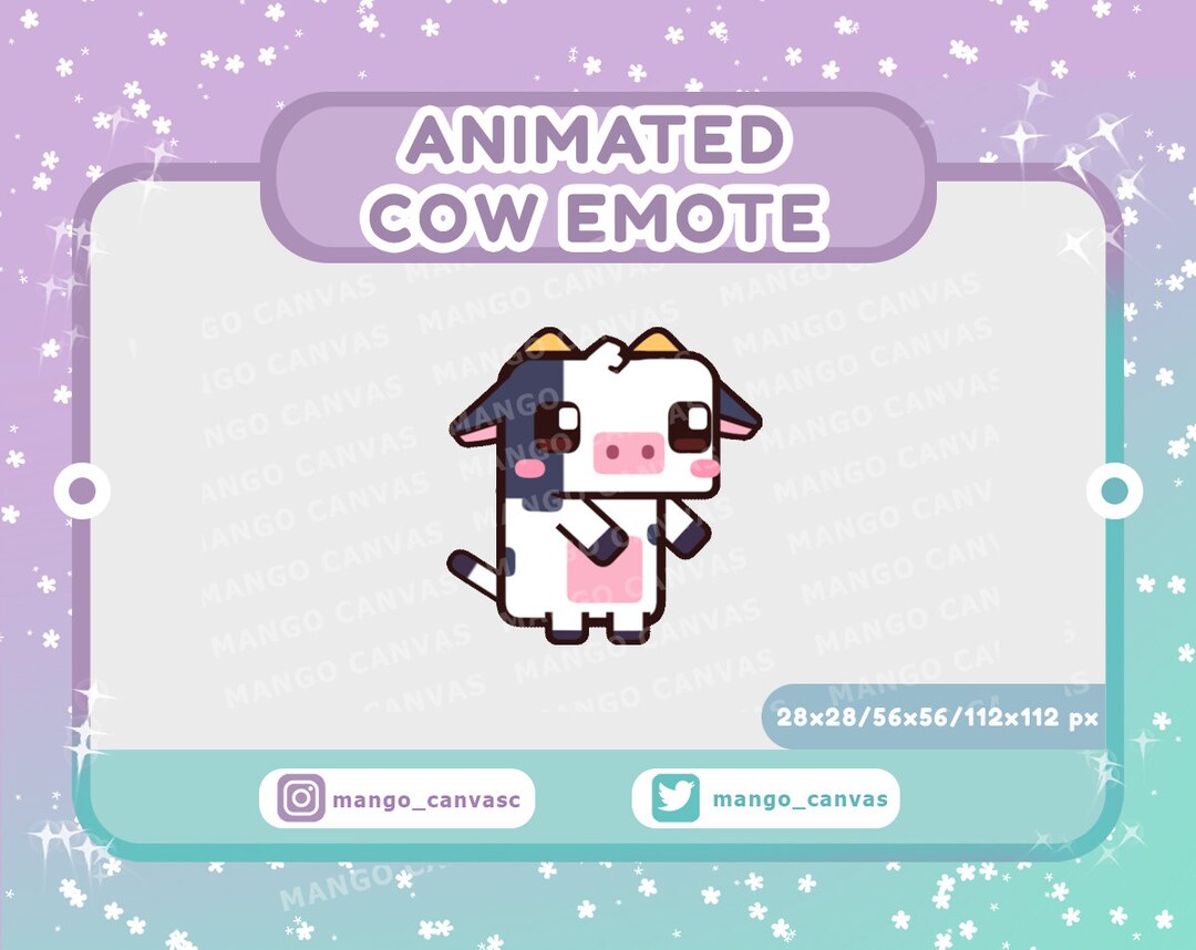 Animated Cow Emote-dino Dance Emote - Etsy