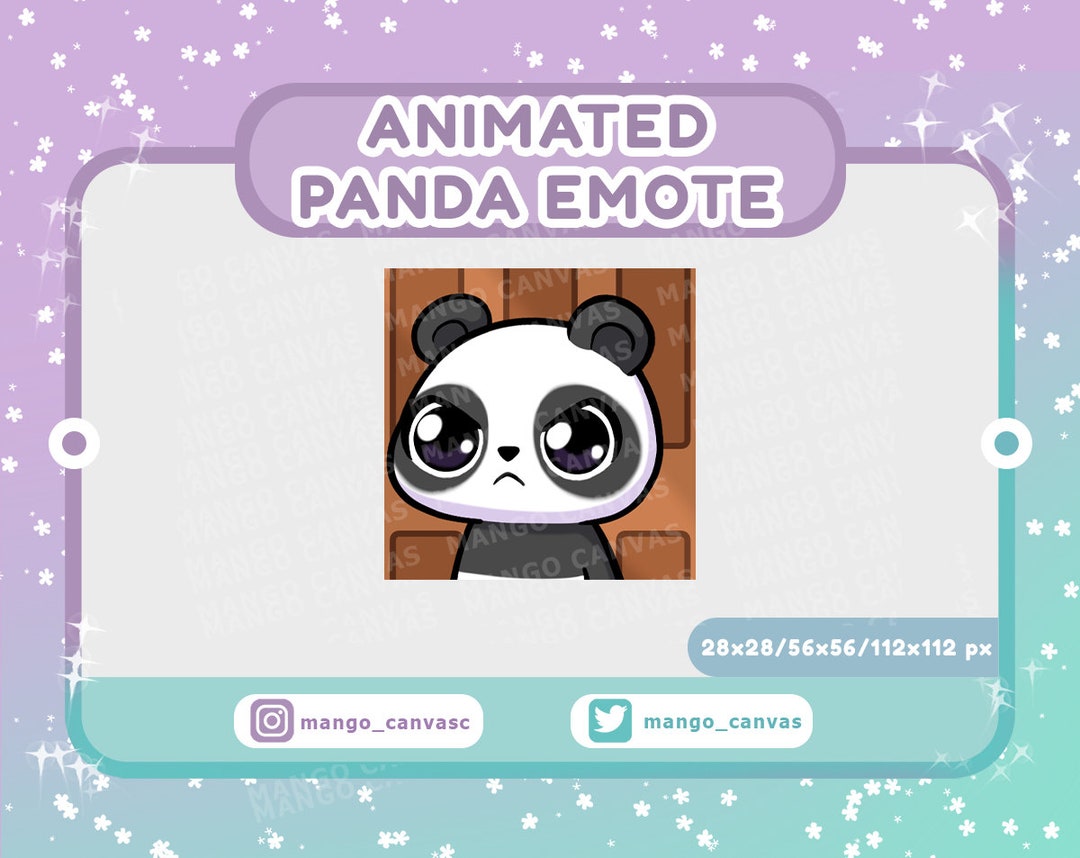 Animated Panda Emote-leave Emote - Etsy