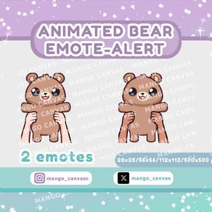 Animated Bear Emote-alert/balance Emote-alert - Etsy