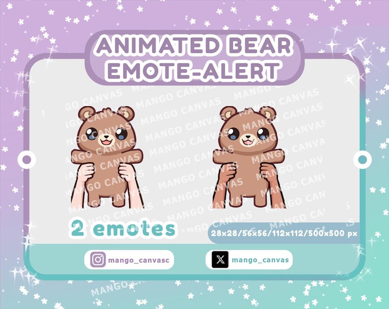 Animated Bear Emote-alert/balance Emote-alert - Etsy
