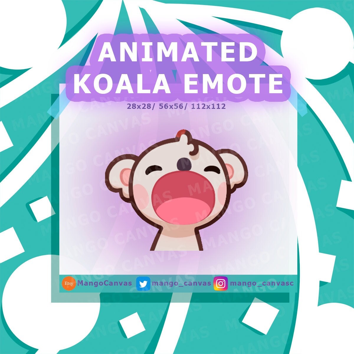 Animated Koala Emote-pop Emote - Etsy Australia