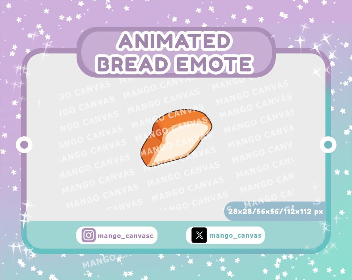 Animated Bread Emote-falling Bread Emote - Etsy