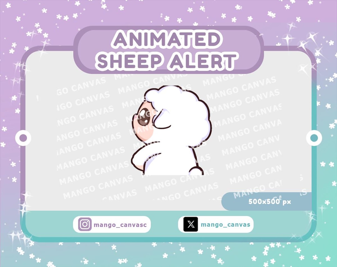 Animated Sheep Alert- Jorkin Alert - Etsy