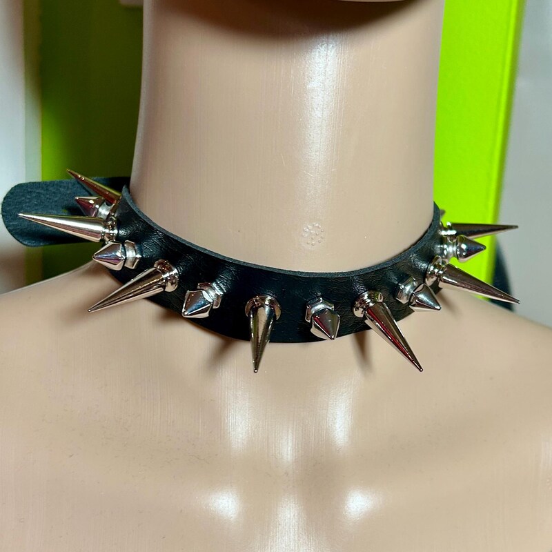 Spiked Choker - Etsy