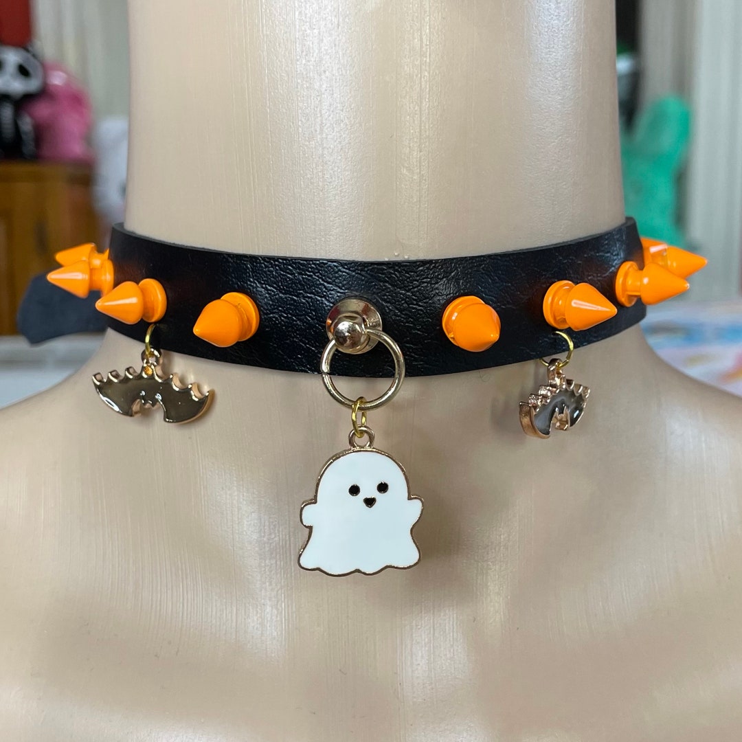 12-15 Halloween Bat Ghost Choker - Etsy