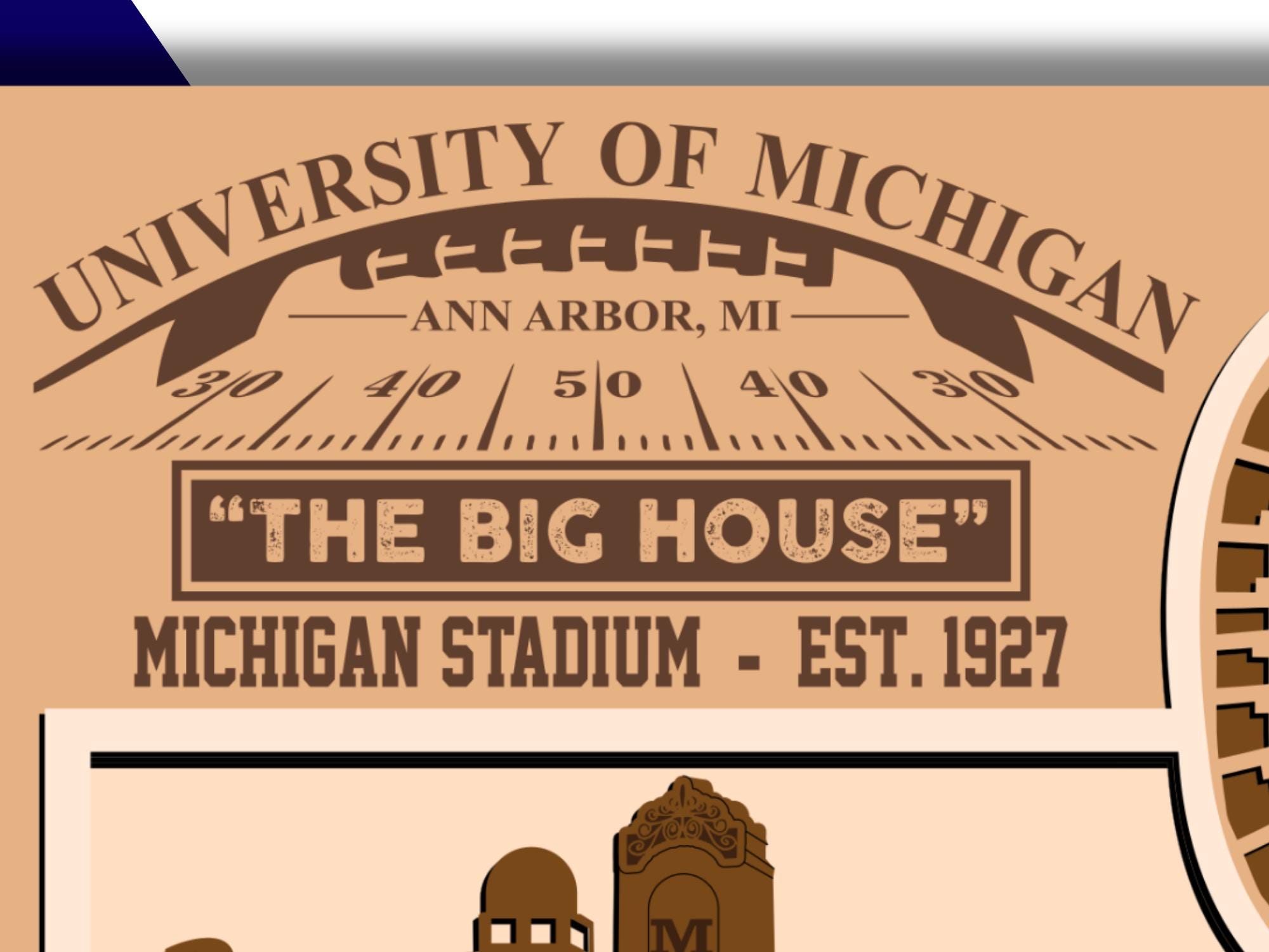 Michigan Stadium - "the Big House" - Home of Michigan Wolverines ...