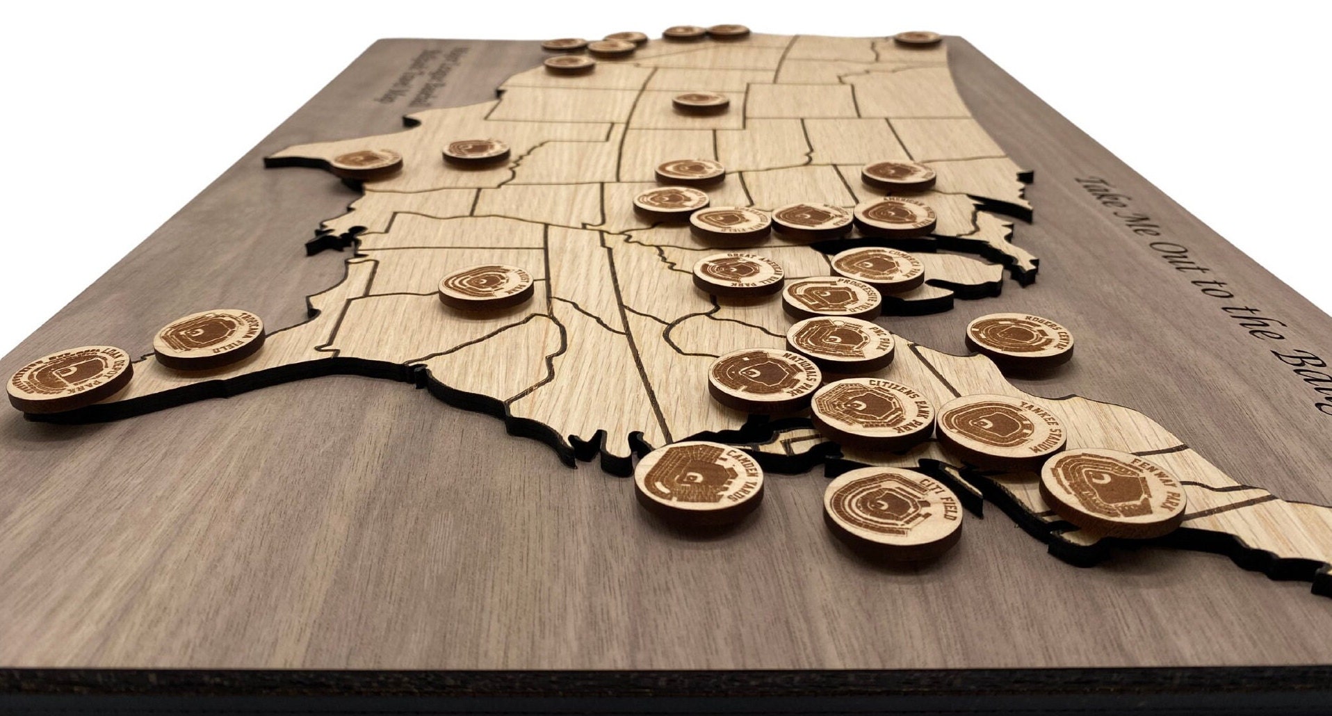 MLB Baseball Travel Map, Major League Baseball Ballpark Bucket List ...