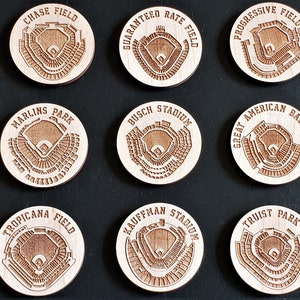 All 30 MLB Ballpark Coins - Solid Coin Only, Not Magnetized - Etsy