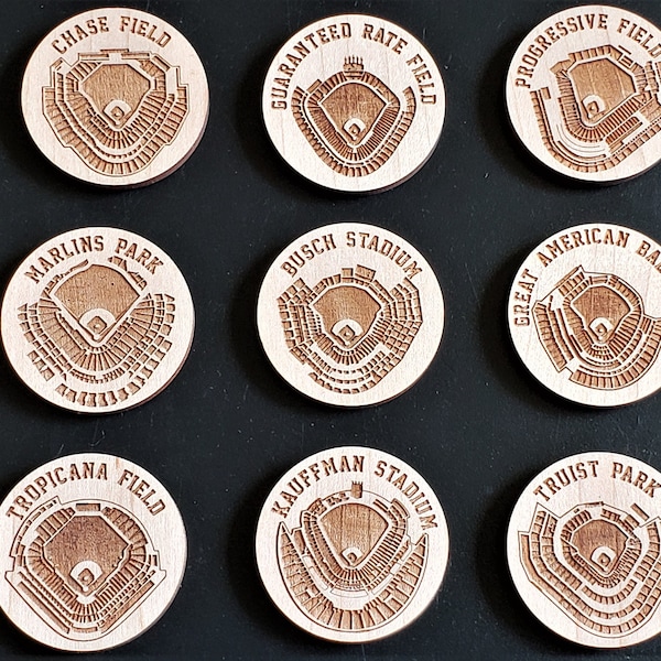 Baseball Stadium Tokens - Etsy