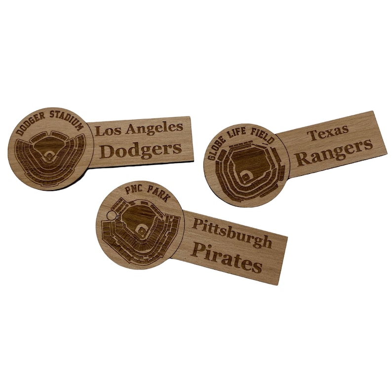 MLB Standings Board, Major League Baseball Standings Board, Ballpark Coins, Custom Wood Baseball ...