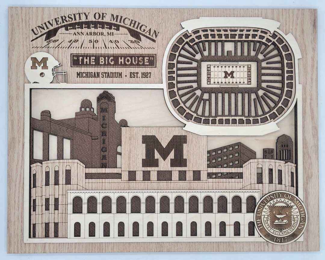 Michigan Stadium - "the Big House" - Home of Michigan Wolverines ...