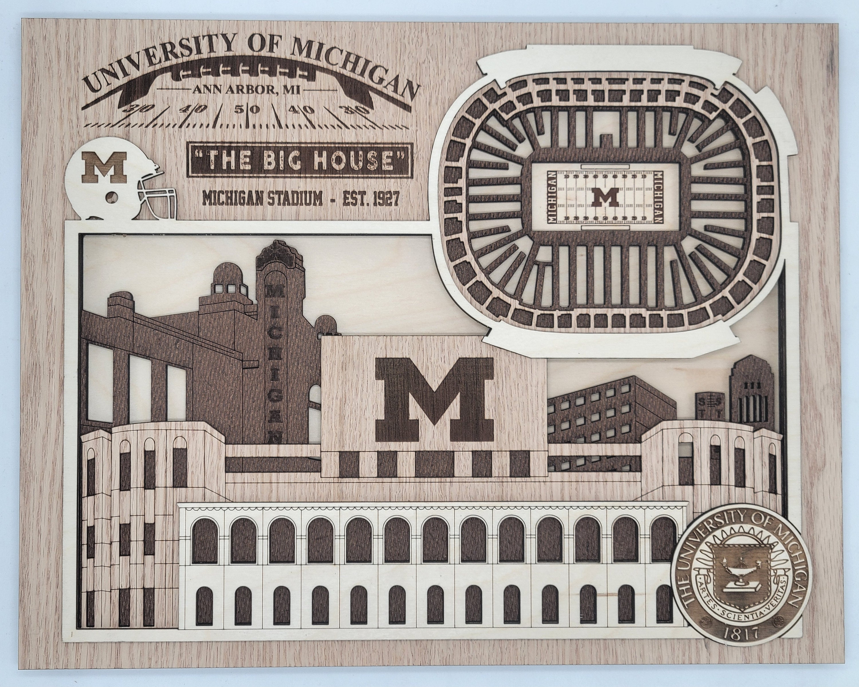 Michigan Stadium the Big House Home of Michigan Wolverines Football ...