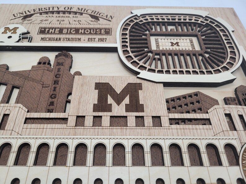 Michigan Stadium the Big House Home of Michigan Wolverines Football ...