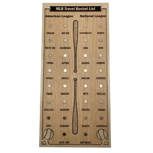 MLB Baseball Travel Bucket List, Major League Baseball Ballpark Bucket ...