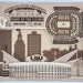 Globe Life Field Home of the Texas Rangers Layered Wooden Stadium With ...
