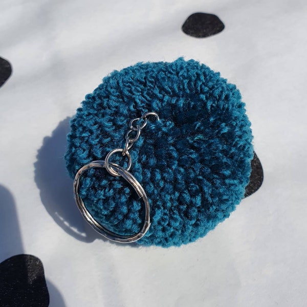 Pom Pom Keyring - Etsy UK