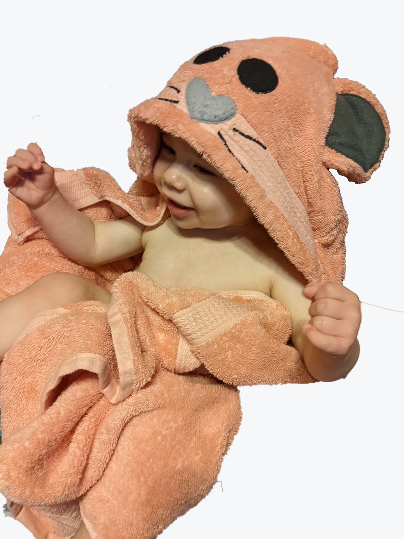 Character Hooded Towels - Etsy