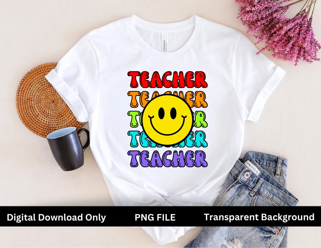 Teacher Smiley PNG, Smiley Png, Teacher Png, Digital Download, Teacher ...