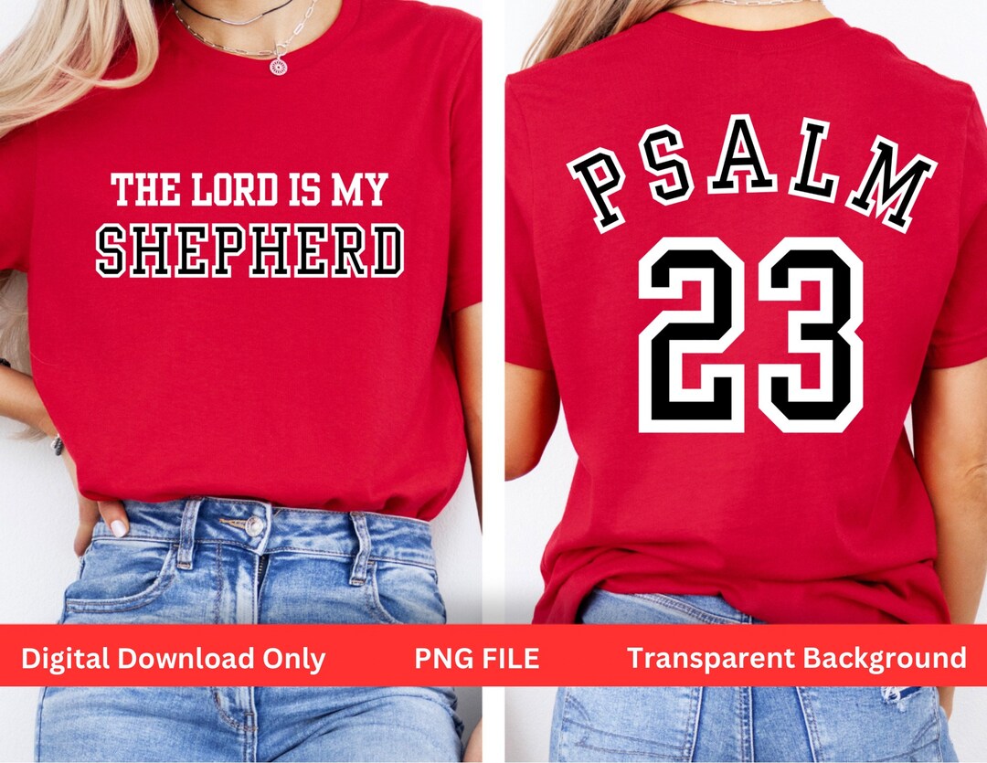 Psalm 23, Psalm 23 Png, Png File, Digital Download, Christian Png ...