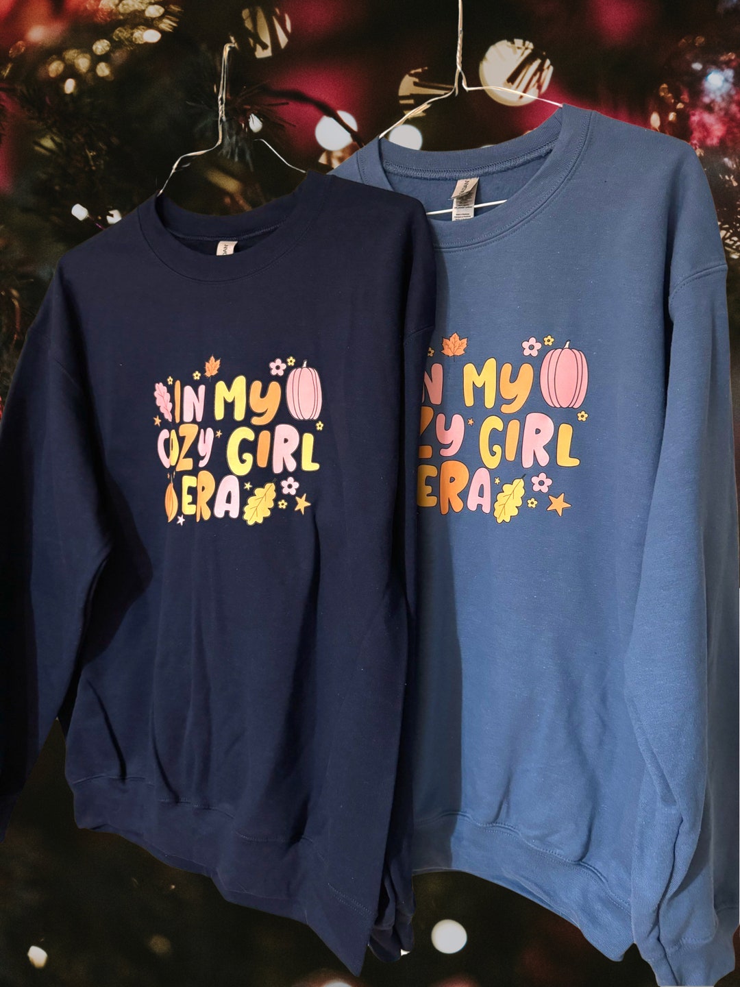 Cozy Girl Era Sweatshirt / Autumn Leaves Theme / Cozy Jumper / Fall ...