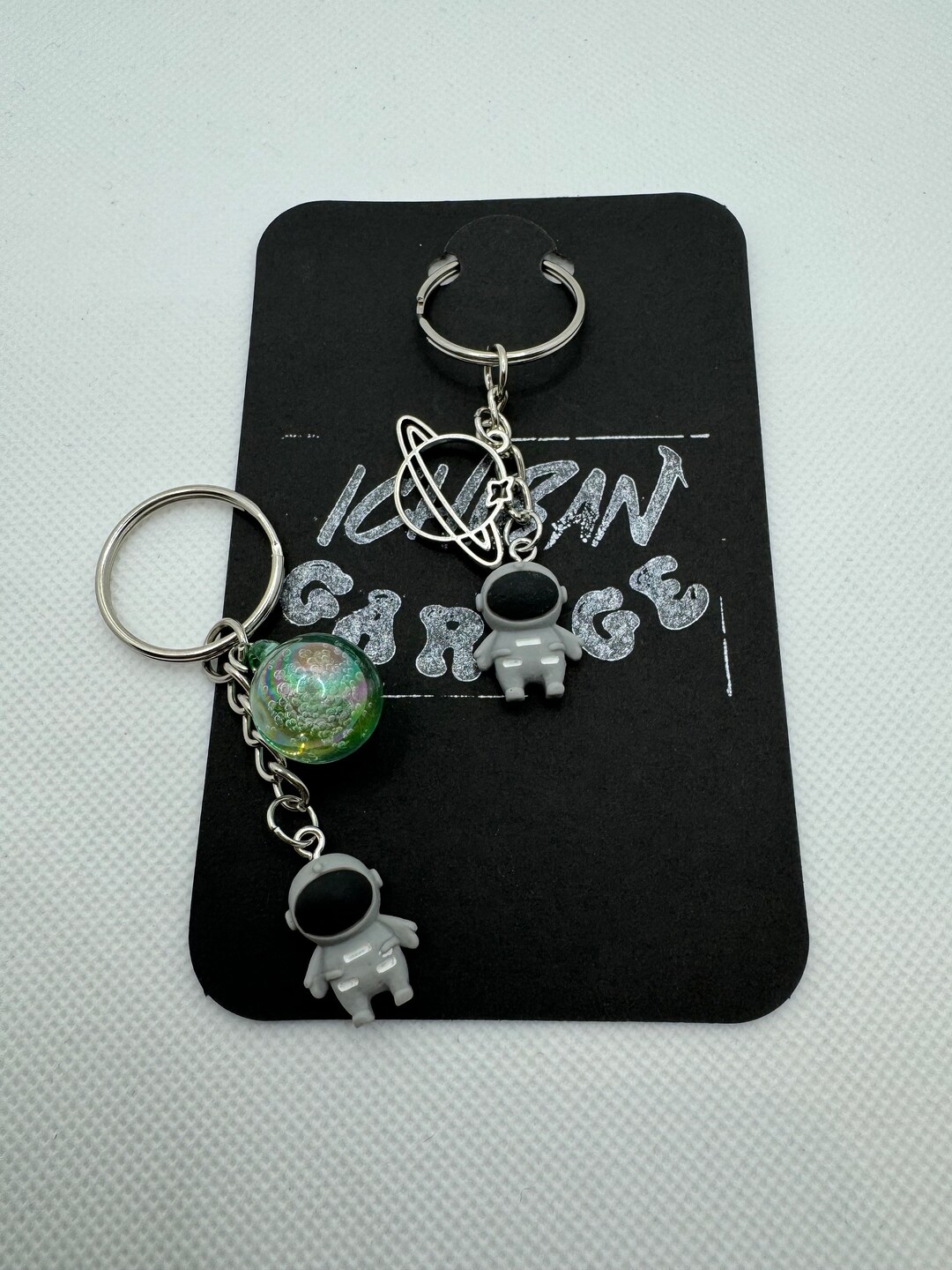Space Astronaut Keychain / Car Keyring Charms / Solar System Charm ...