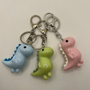 Chunky Dino Keychain / Cute Dinosaur Keyring / Car Key - Etsy