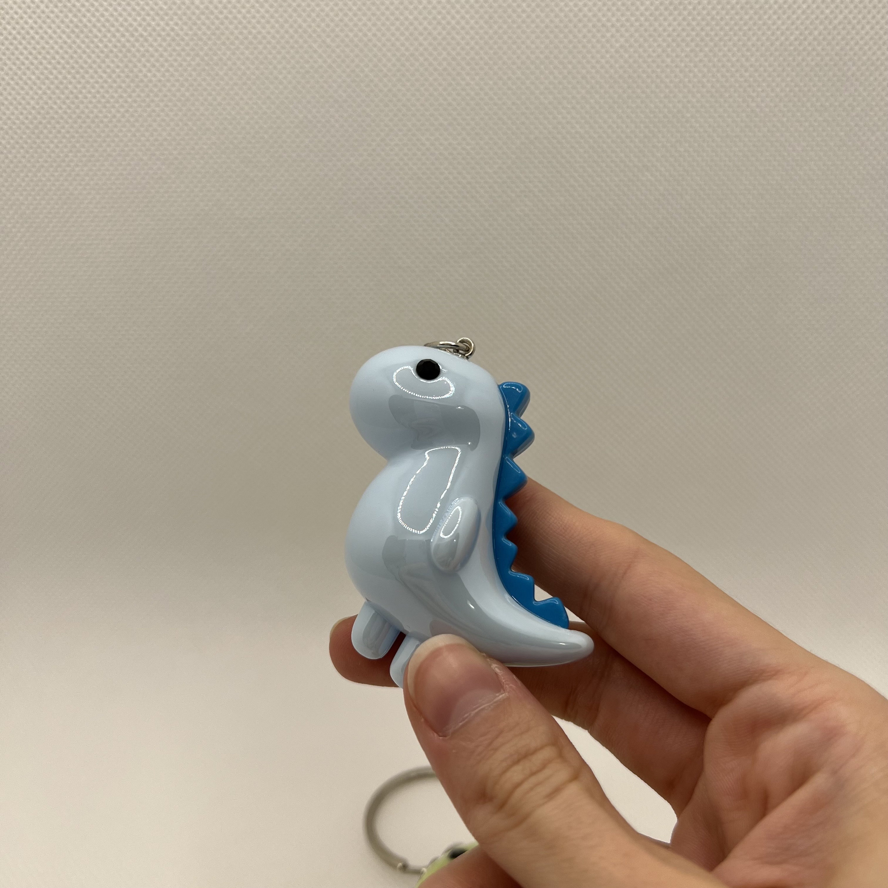 Chunky Dino Keychain / Cute Dinosaur Keyring / Car Key - Etsy