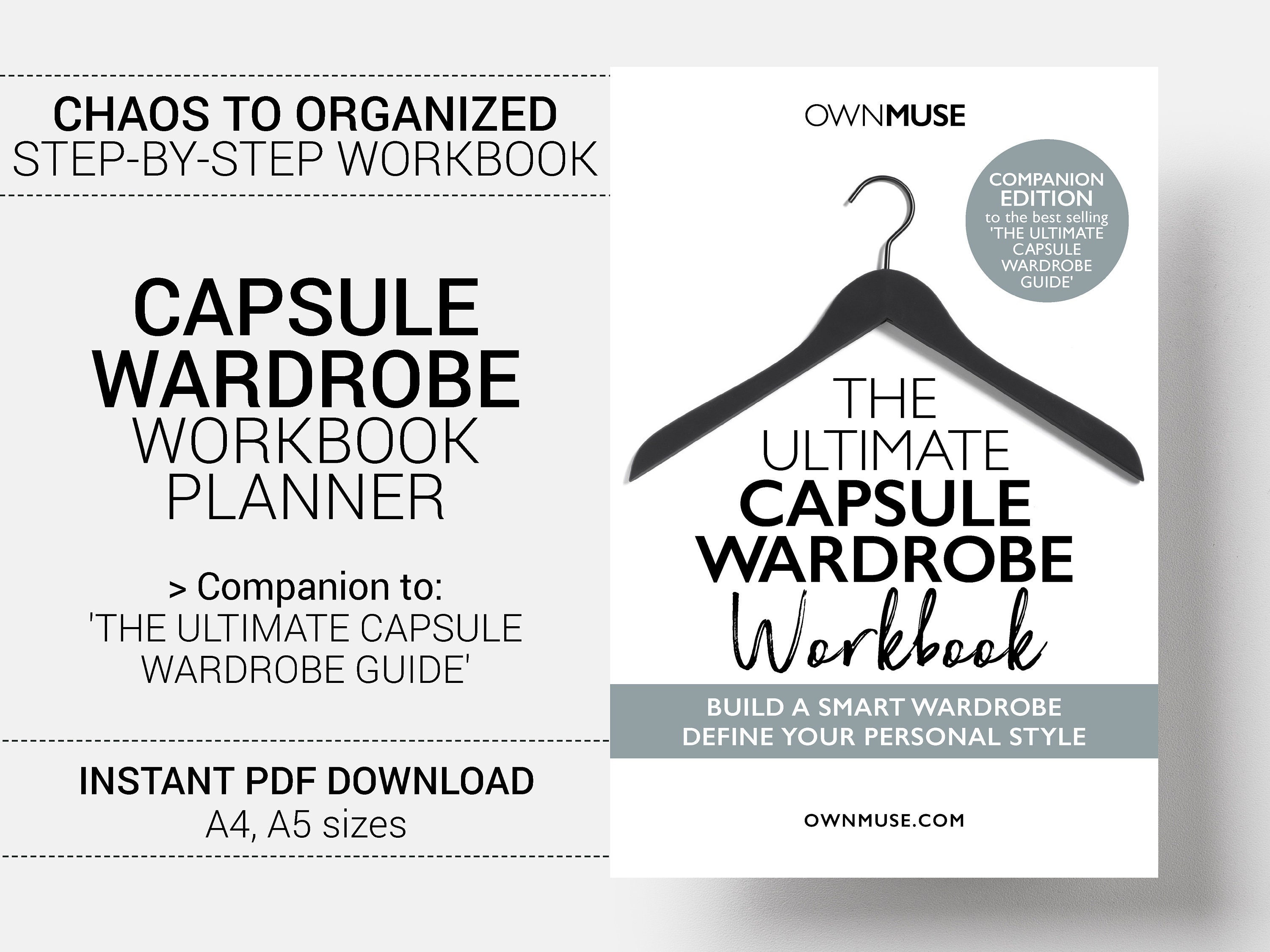 The Ultimate Capsule Wardrobe Workbook - Clothing Planning, Outfit ...