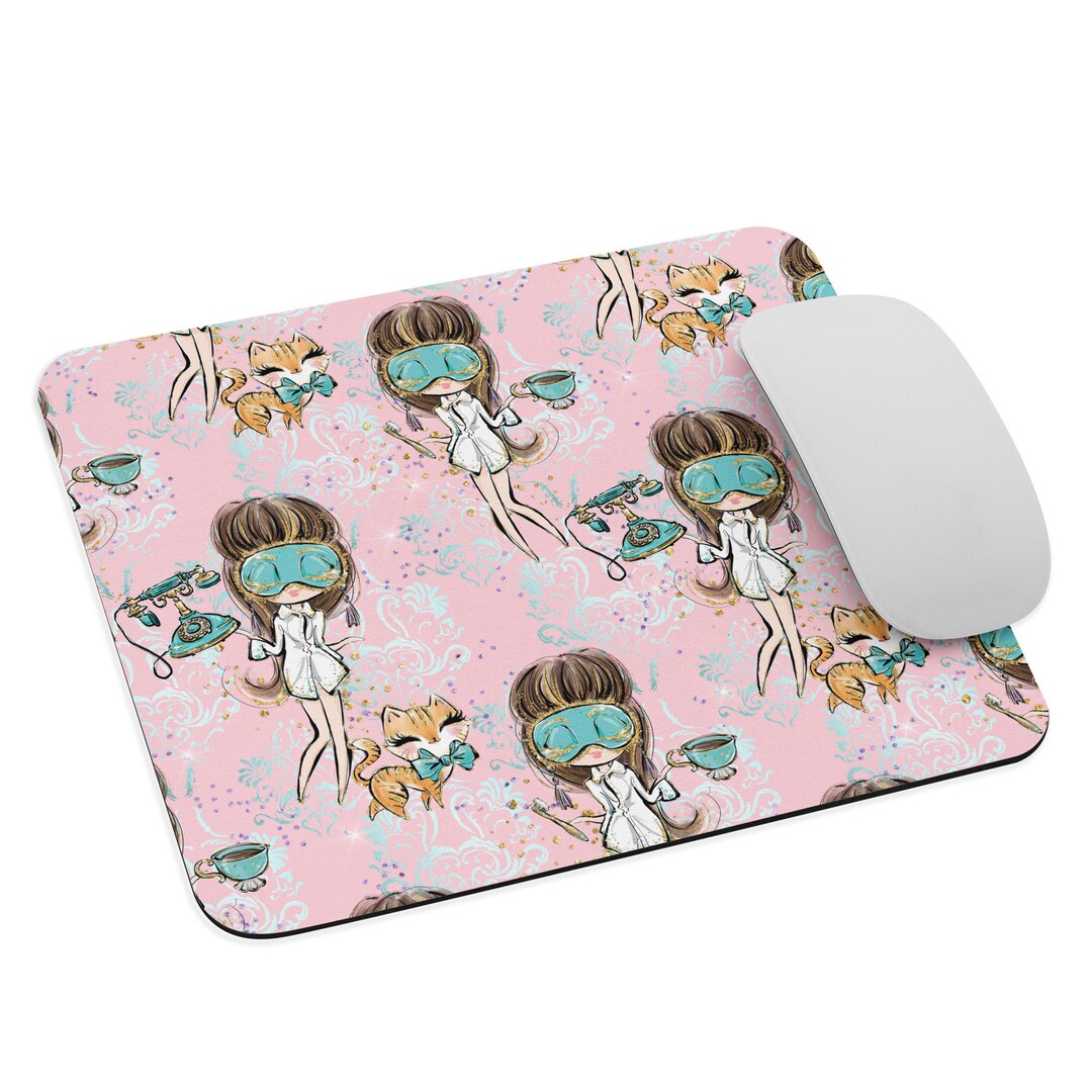 Audrey Hepburn Mouse Pad, Cat Mouse Pad - Etsy