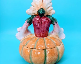 Vintage Neiman Marcus Horchow Anthropomorphic Vegetable Pixie Trinket ...