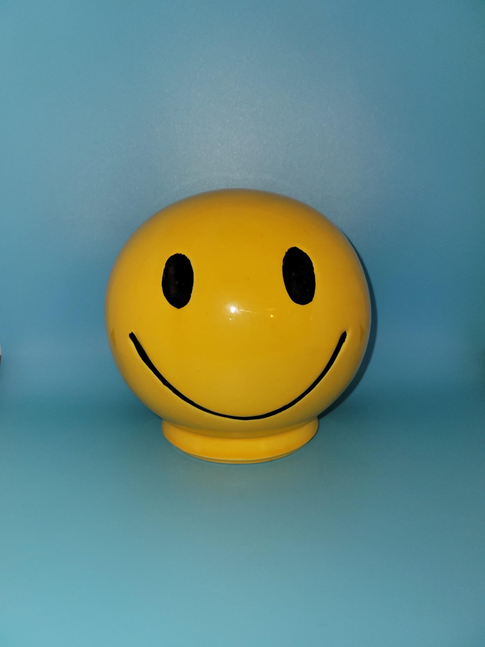 Vintage Mccoy Art Pottery Smiley Face Happy Face Piggy Bank 1971 - Etsy