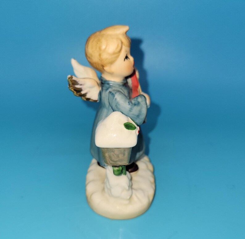 Vintage Porcelain Napco Boy Angel Figurine Playing Mandolin 1950s - Etsy