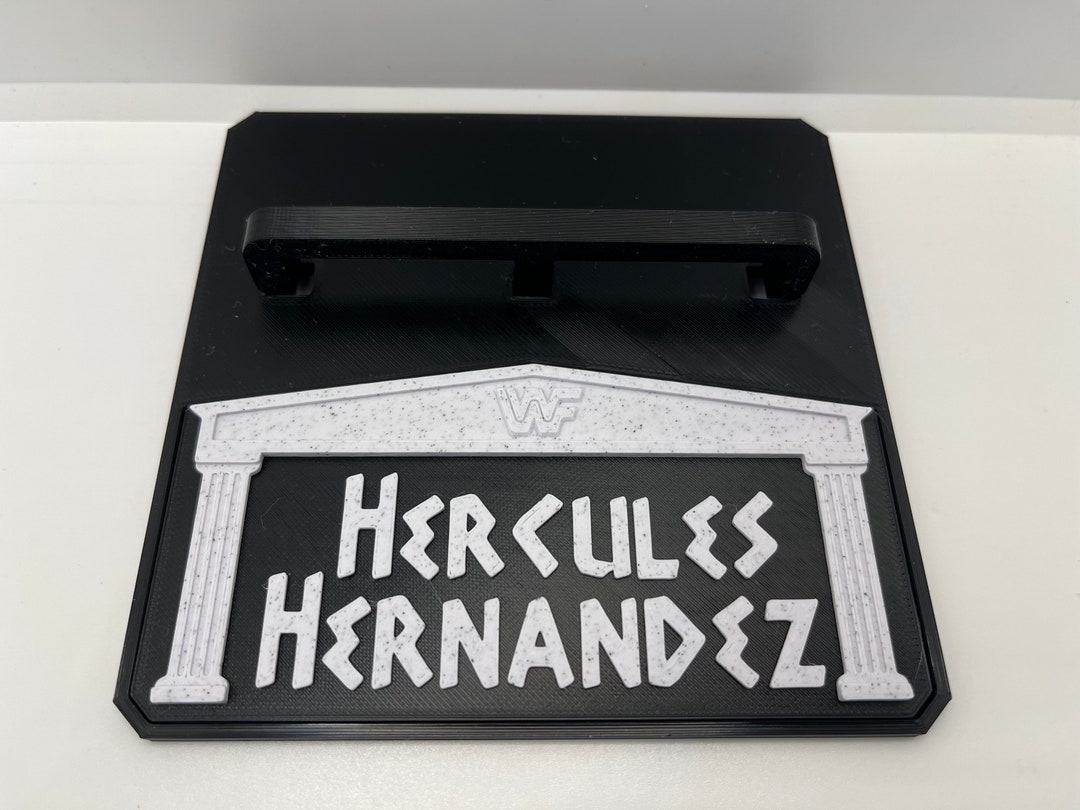 LJN WWF Hercules Hernandez Stand - Etsy