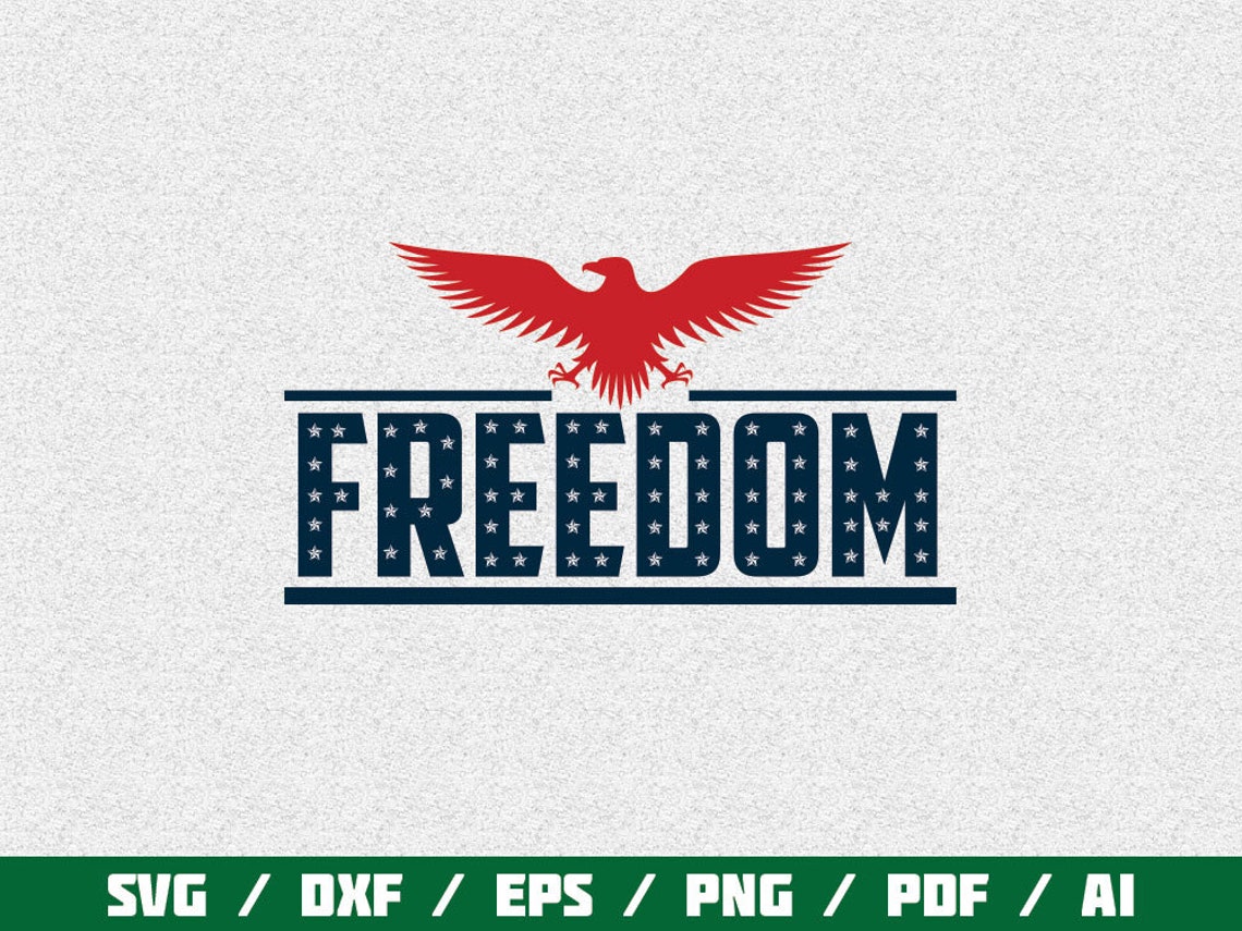 Freedom svg Cricut Freedom SVG 4th of July svg usa flag | Etsy