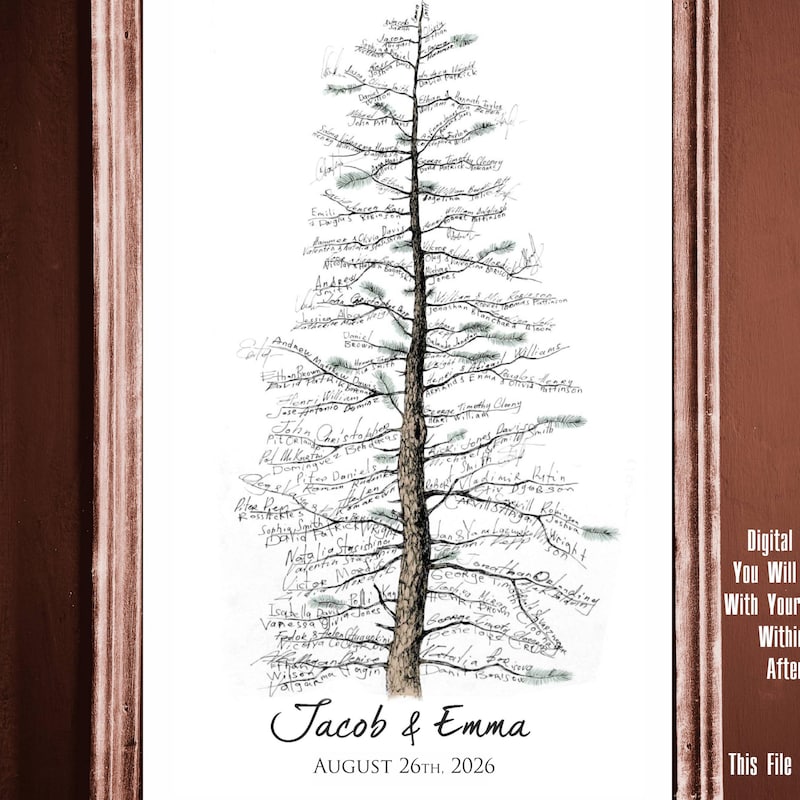 Guest Book Tree - Etsy