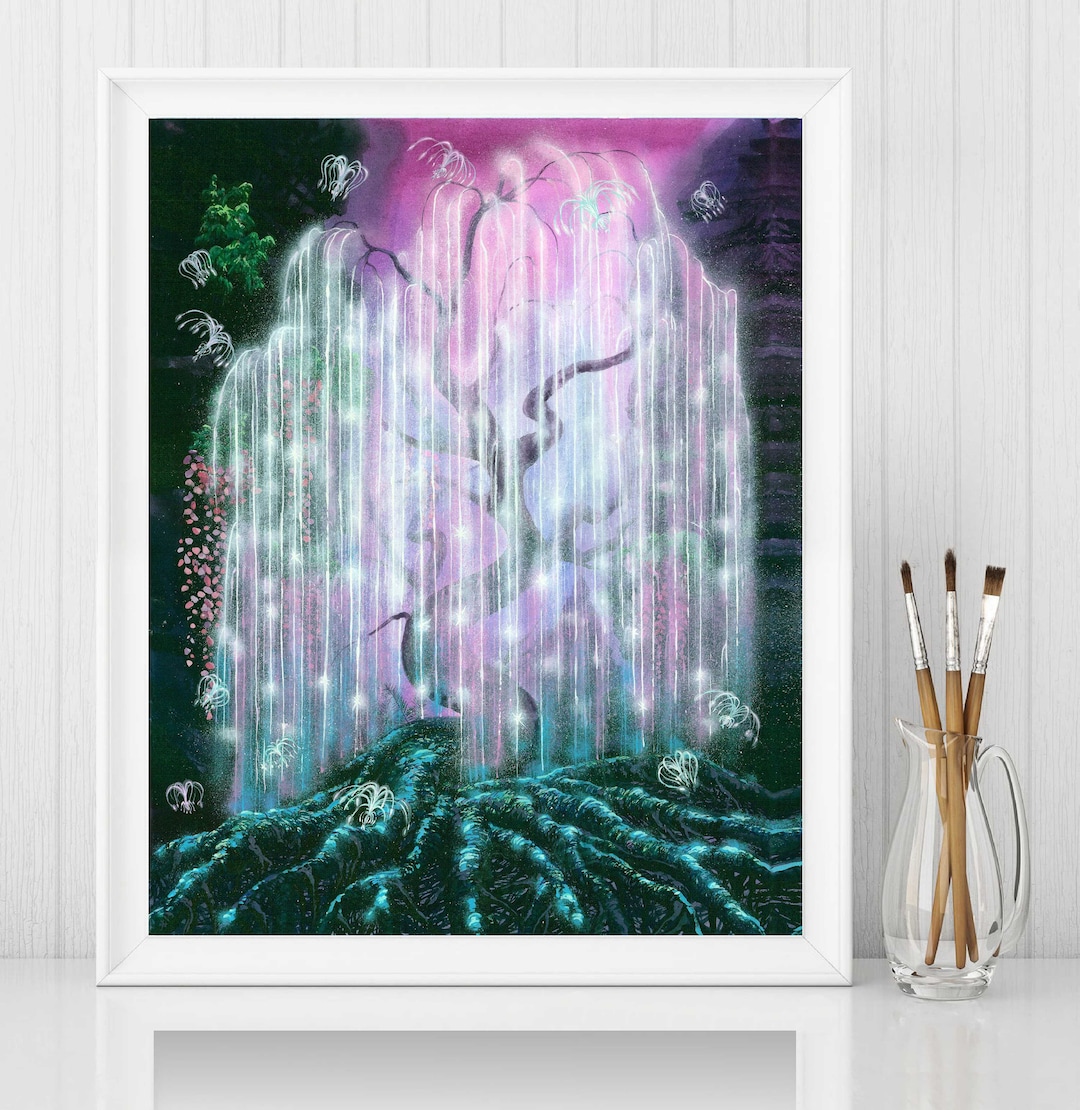 Avatar Art Print Tree of Souls Watercolor Painting Tree of Voices ...