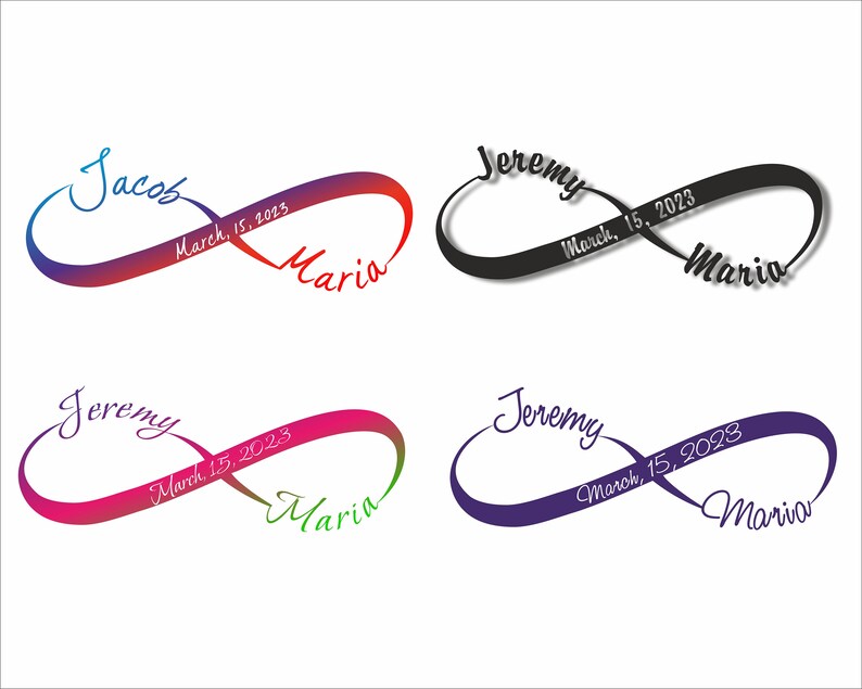 Wedding GUEST BOOK Alternative Infinity Guest Book Custom - Etsy