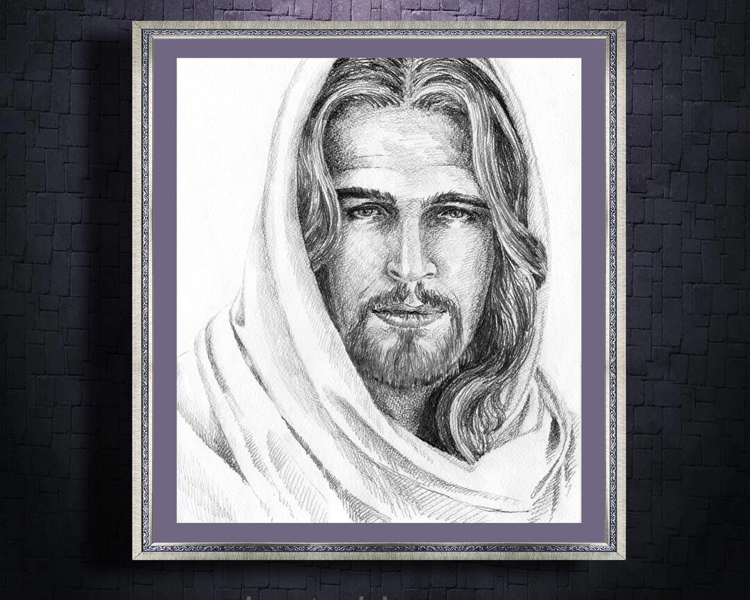 Jesus Portrait Jesus ART LDS Picture LDS Art Sjesus Christ Portrait ...