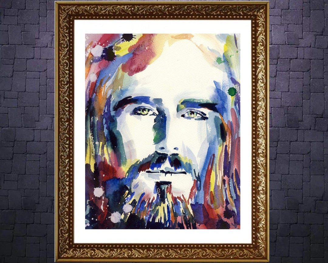 Jesus Portrait Jesus ART LDS Picture LDS Art Rainbow Lord Jesus Christ ...