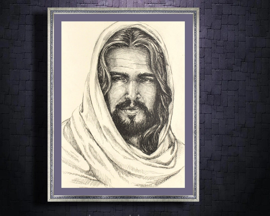 Jesus Portrait Jesus ART LDS Picture LDS Art Sjesus Christ - Etsy